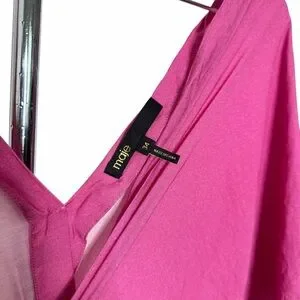 Maje | Dresses | Maje Rachelly Dip Dye Batwing Sleeve Midi Dress | Poshmark